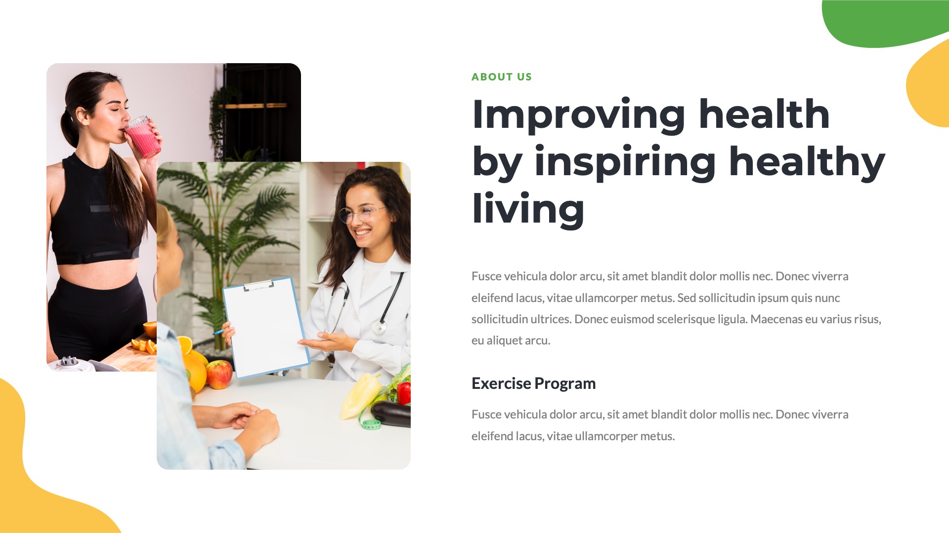 Nutricia - Health Food & Diet Nutrition Google Slides Template ...