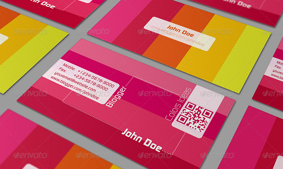 Blogger Business Card, Print Templates | GraphicRiver