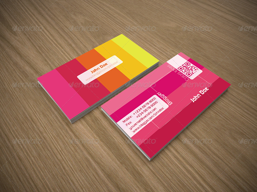 Blogger Business Card, Print Templates | GraphicRiver