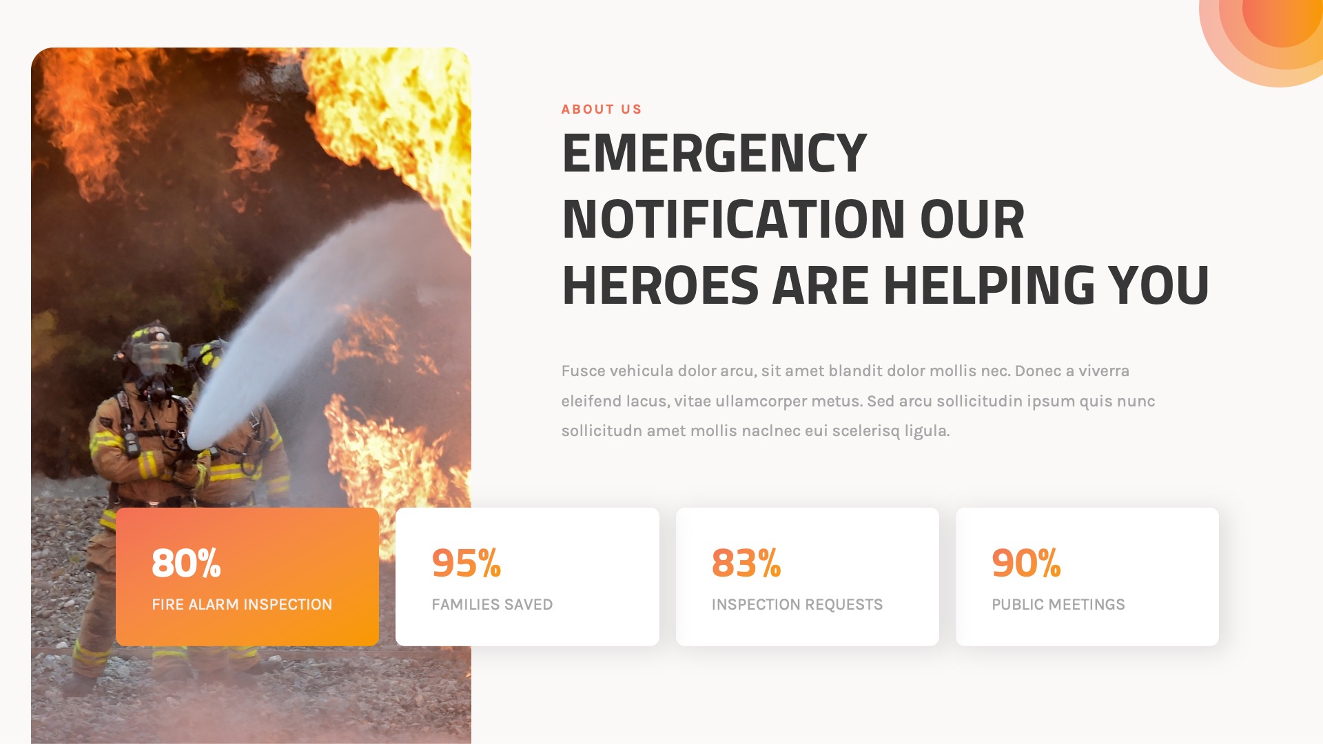 FIRELO - Fire Department Powerpoint Template, Presentation Templates