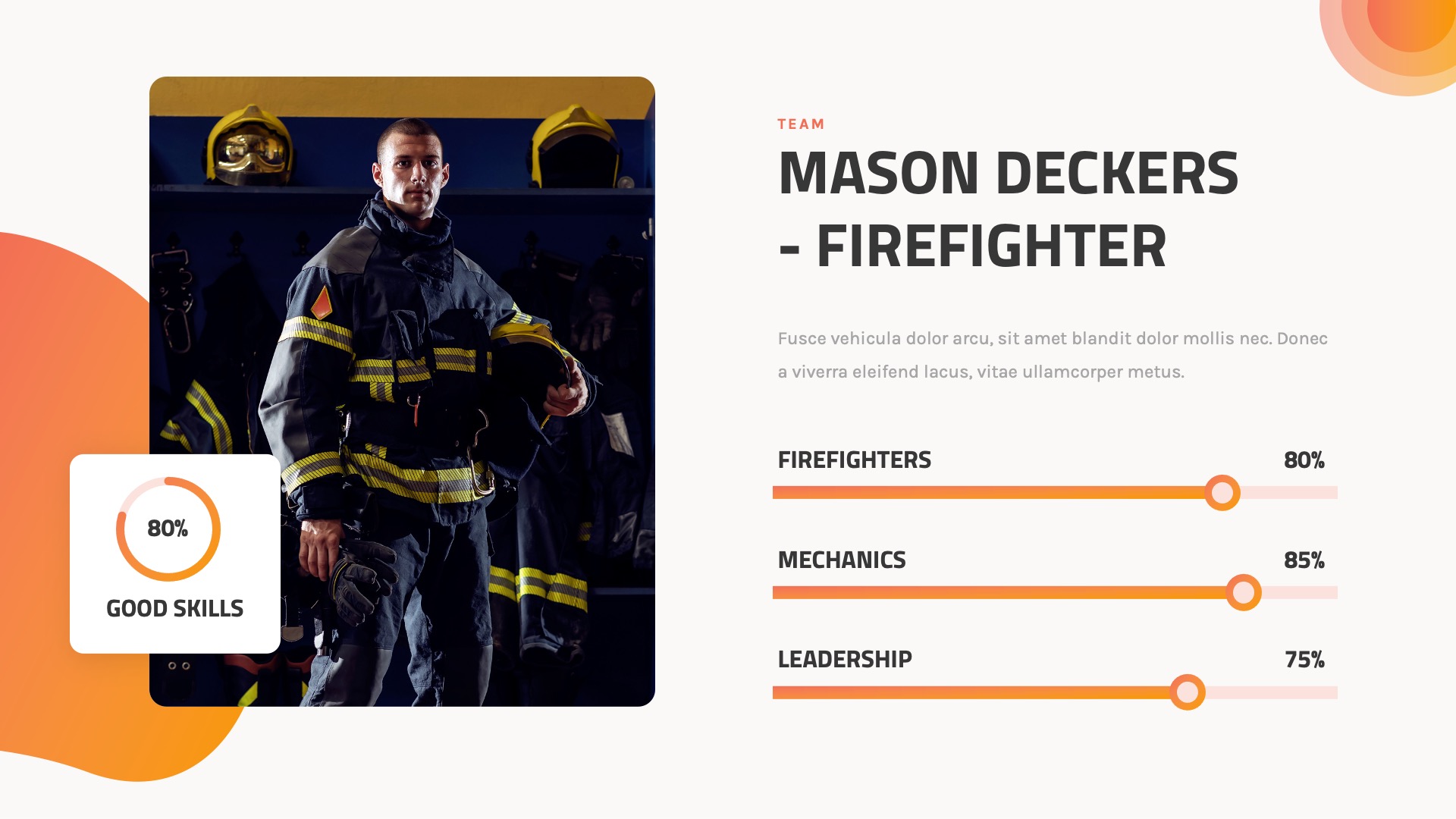 FIRELO - Fire Department Powerpoint Template, Presentation Templates