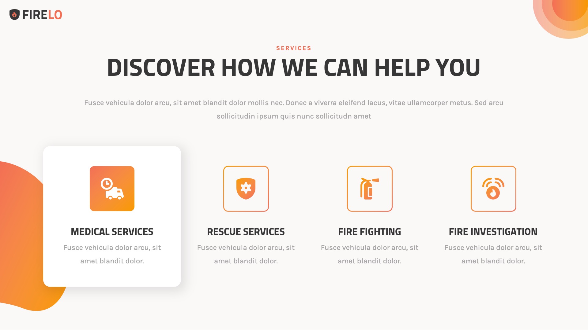 FIRELO - Fire Department Powerpoint Template, Presentation Templates