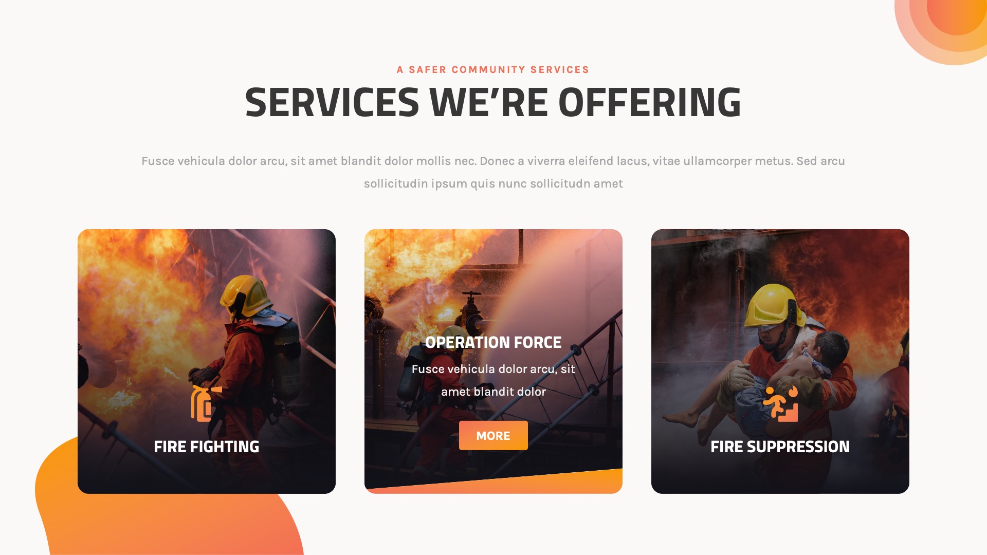 FIRELO - Fire Department Powerpoint Template, Presentation Templates