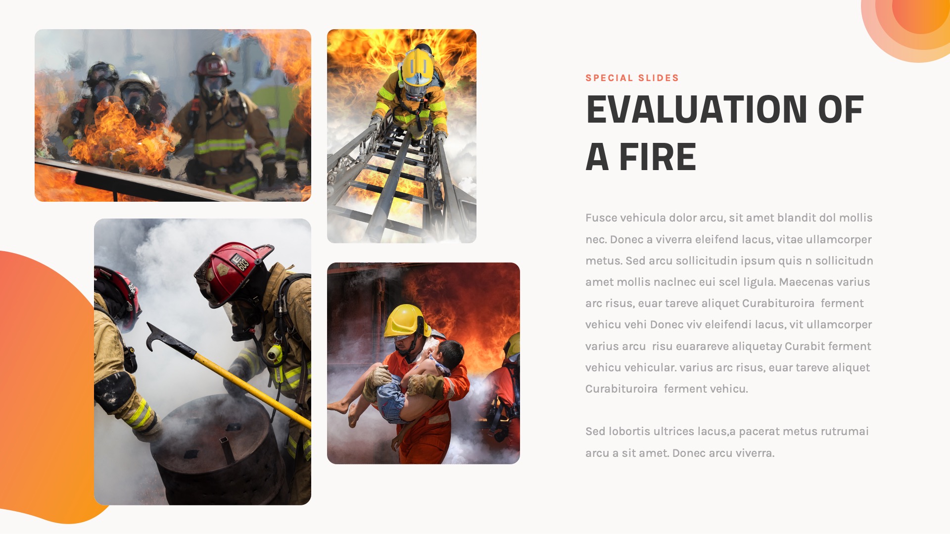 FIRELO - Fire Department Powerpoint Template, Presentation Templates