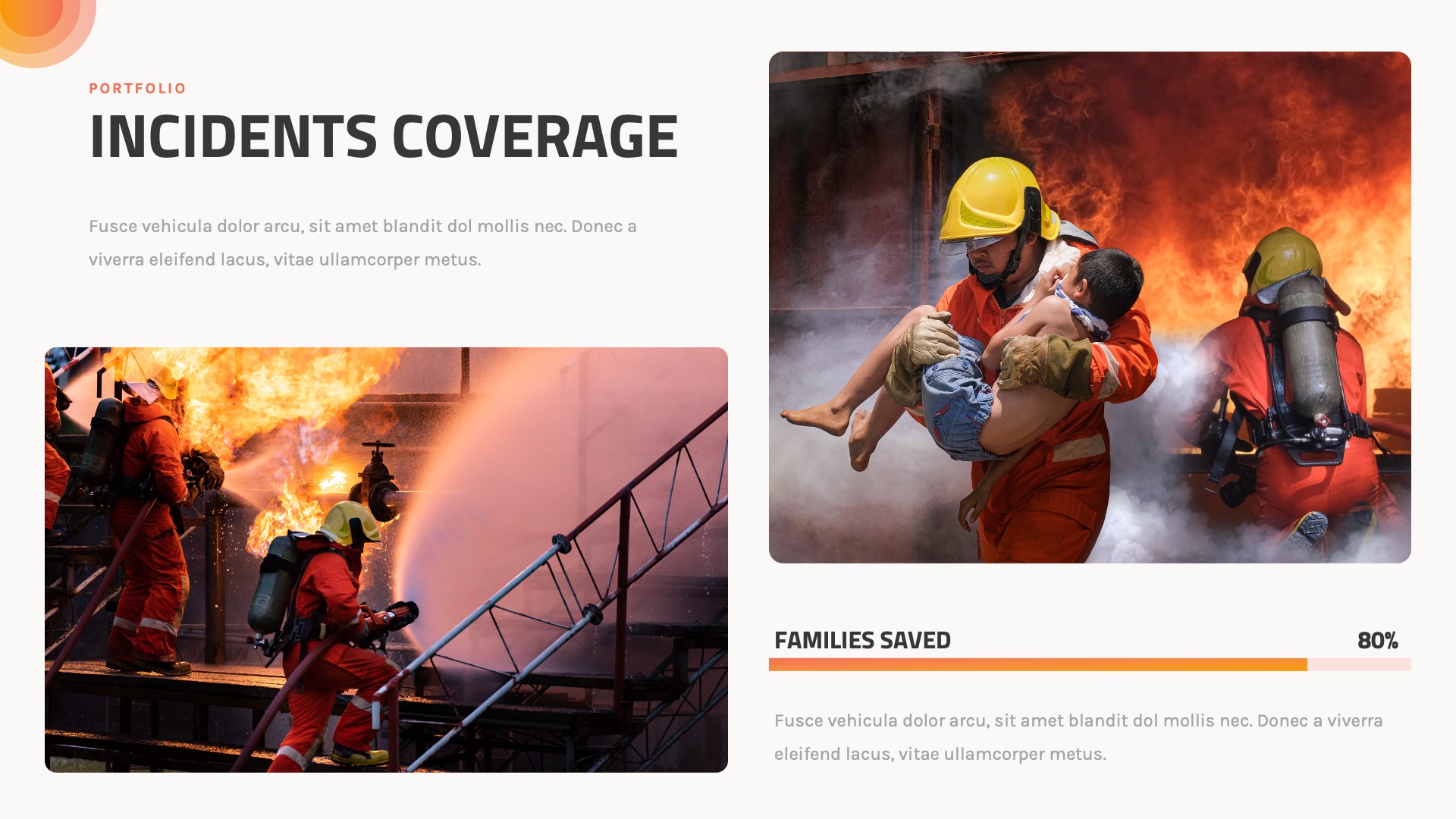 FIRELO - Fire Department Powerpoint Template, Presentation Templates