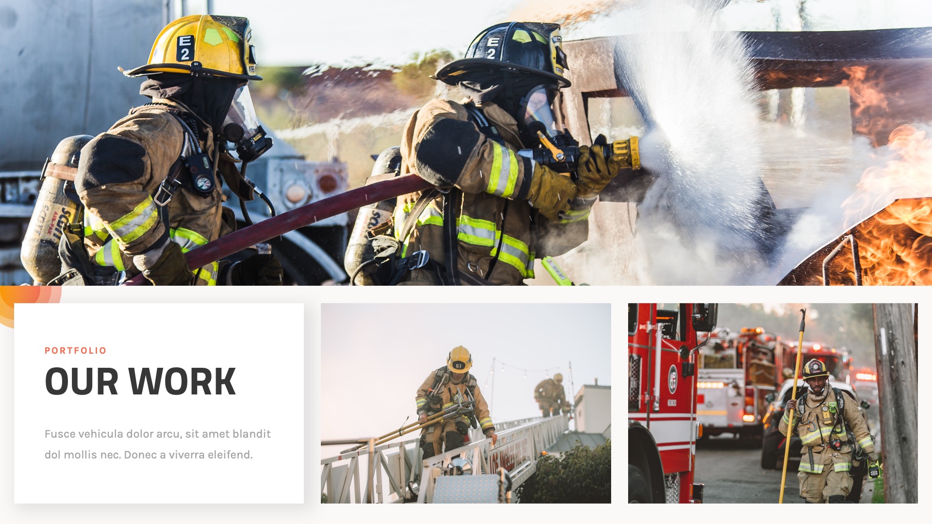 FIRELO - Fire Department Powerpoint Template, Presentation Templates