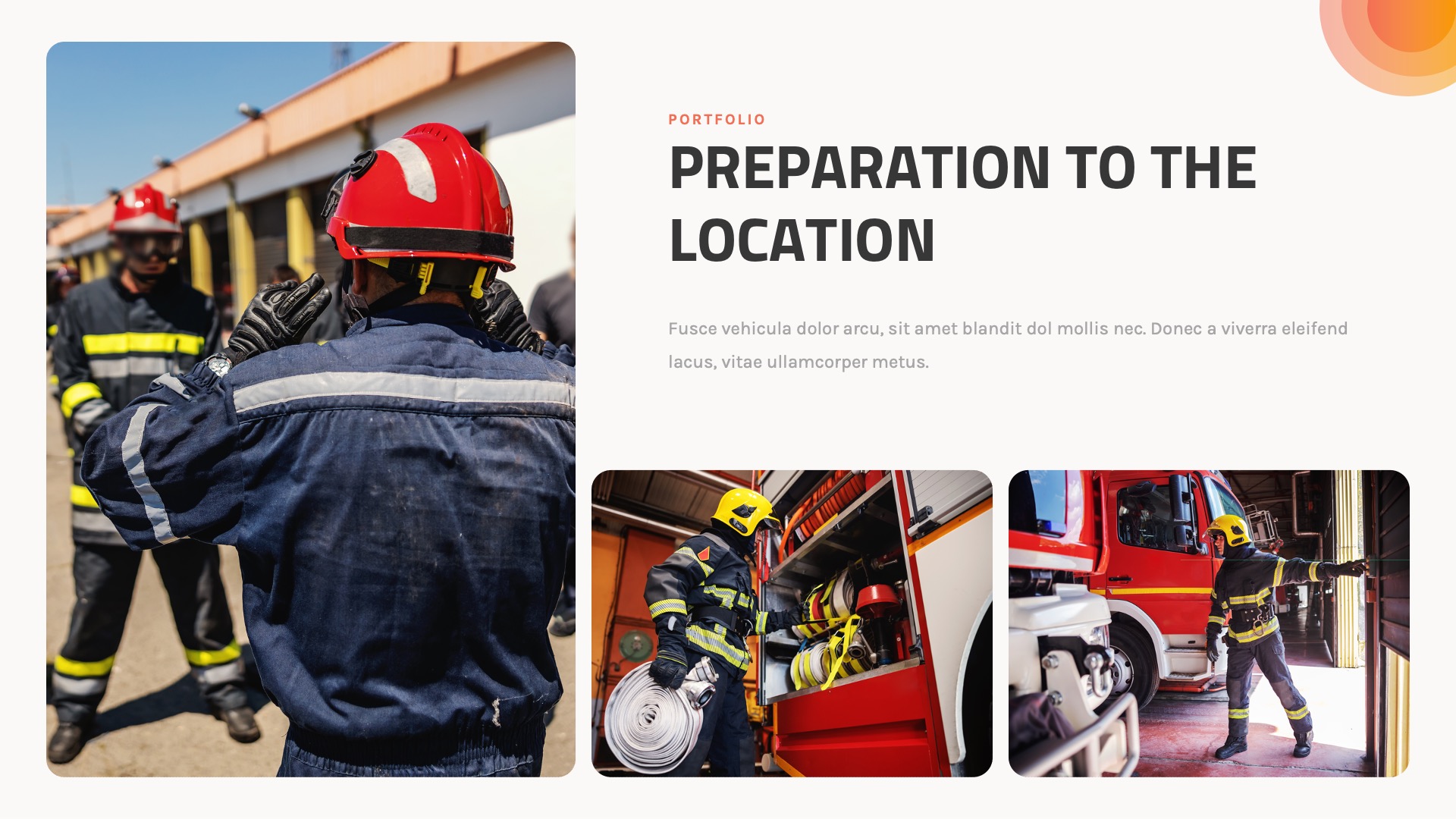 FIRELO - Fire Department Powerpoint Template, Presentation Templates