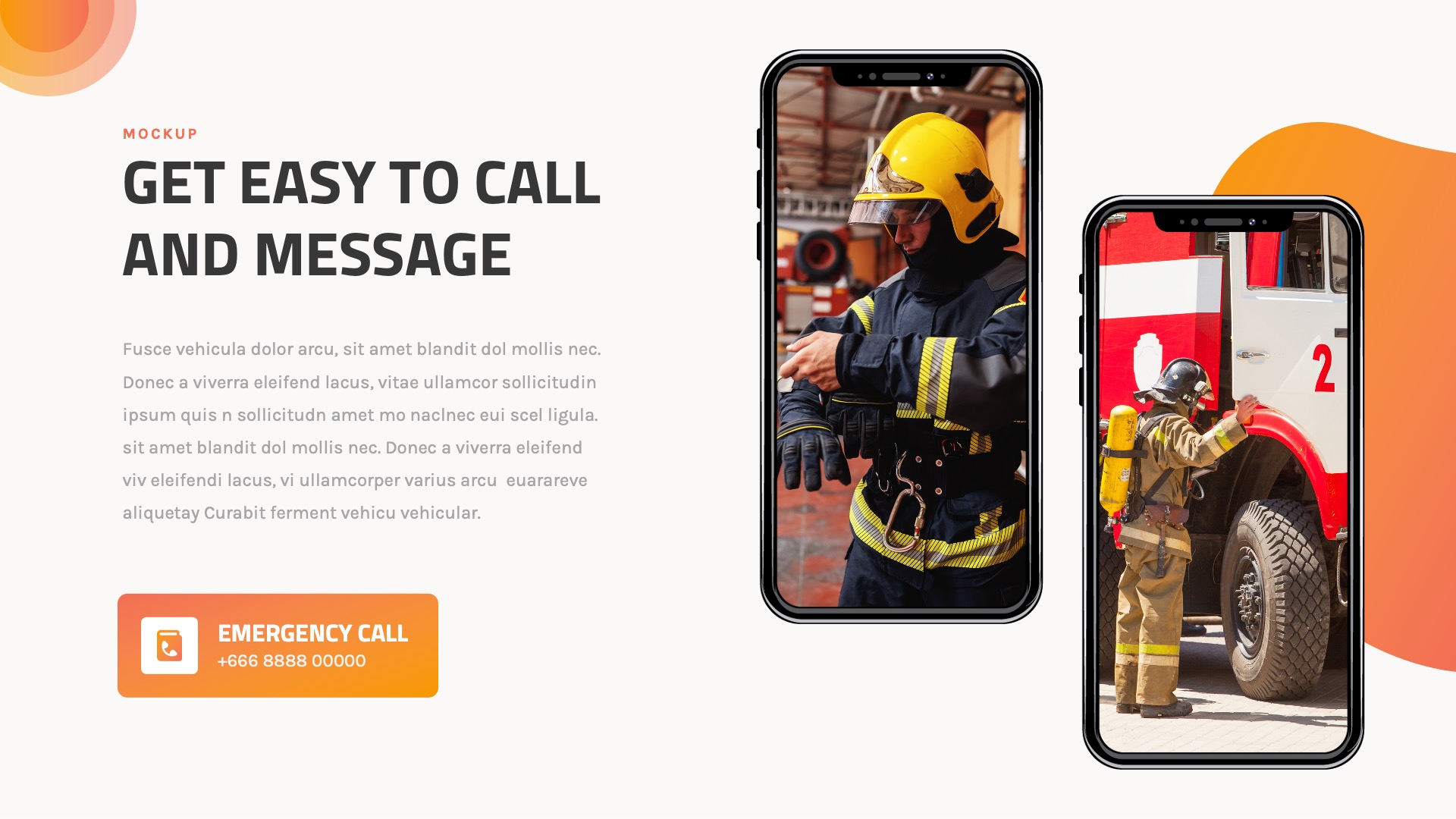 FIRELO - Fire Department Powerpoint Template, Presentation Templates