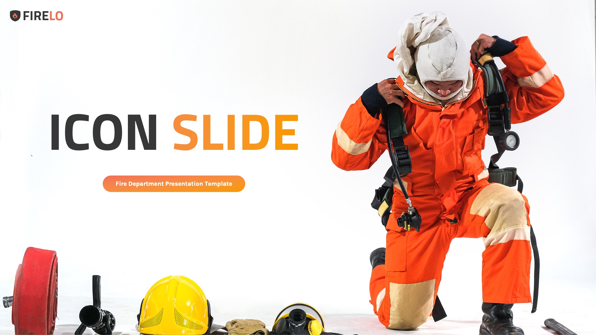 FIRELO - Fire Department Powerpoint Template, Presentation Templates