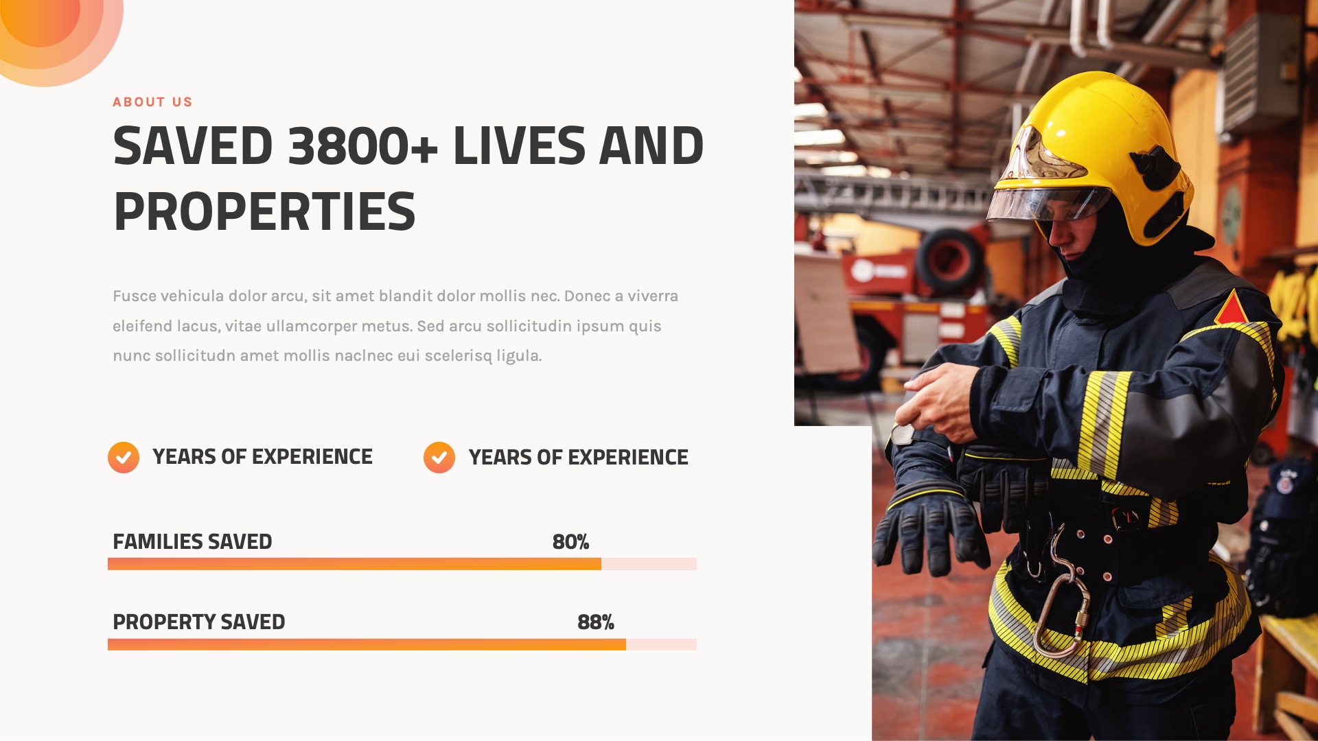 FIRELO - Fire Department Powerpoint Template, Presentation Templates