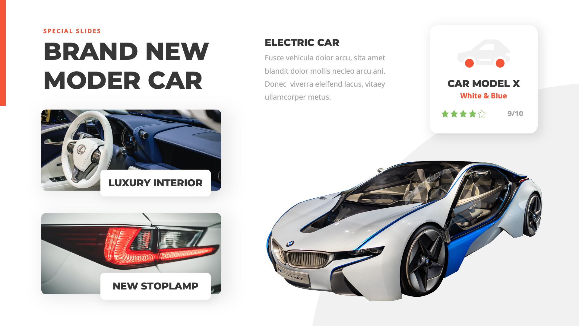 ELICTA - Electric Car & EV Charging Keynote Template, Presentation ...