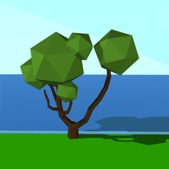 Low poly tree by gazisohan | 3DOcean