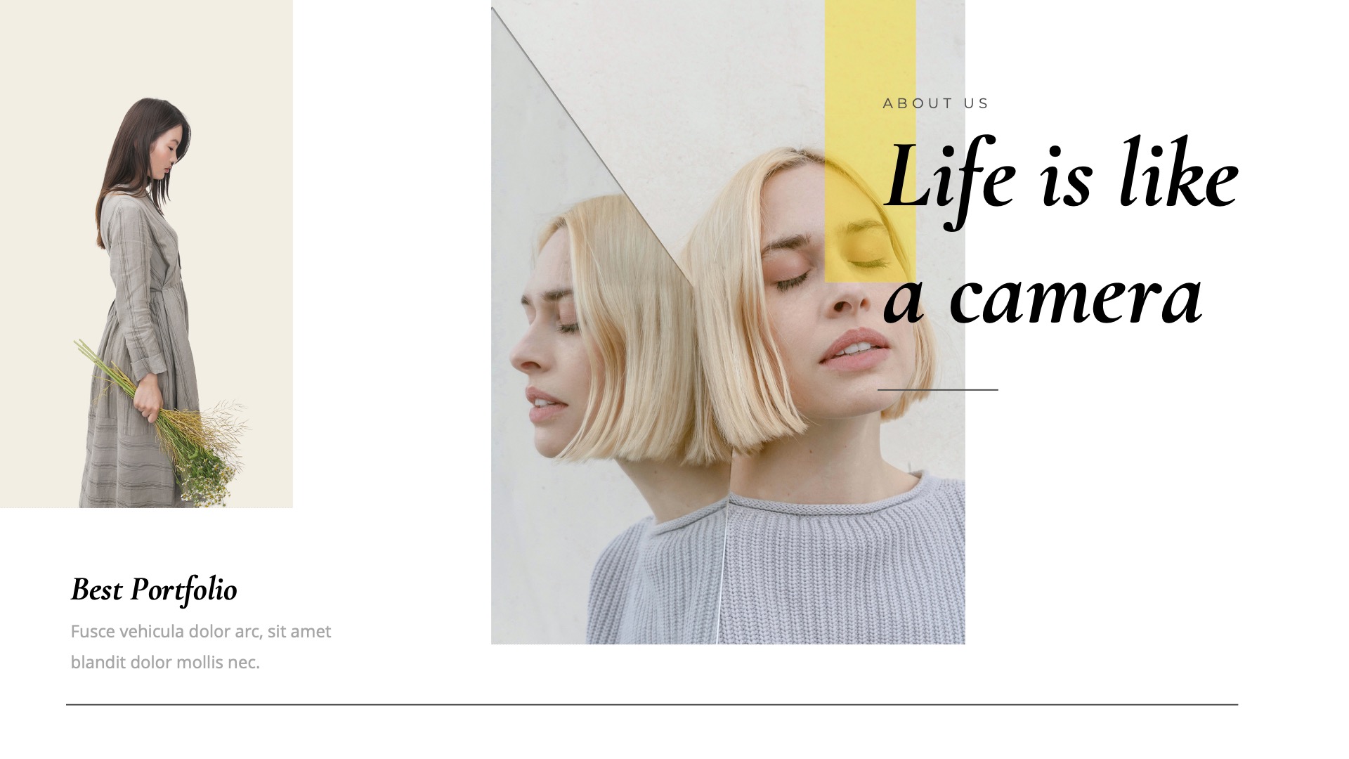 Portha - Photography Portfolio Google Slides Template, Presentation ...