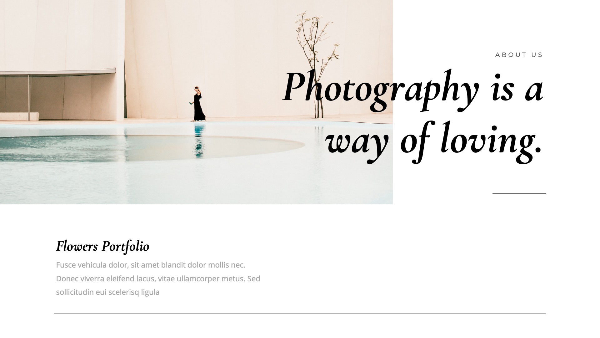 Portha - Photography Portfolio Google Slides Template, Presentation ...
