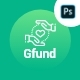 Gfund – Charity Donation Mobile App UI Template, Web Elements ...