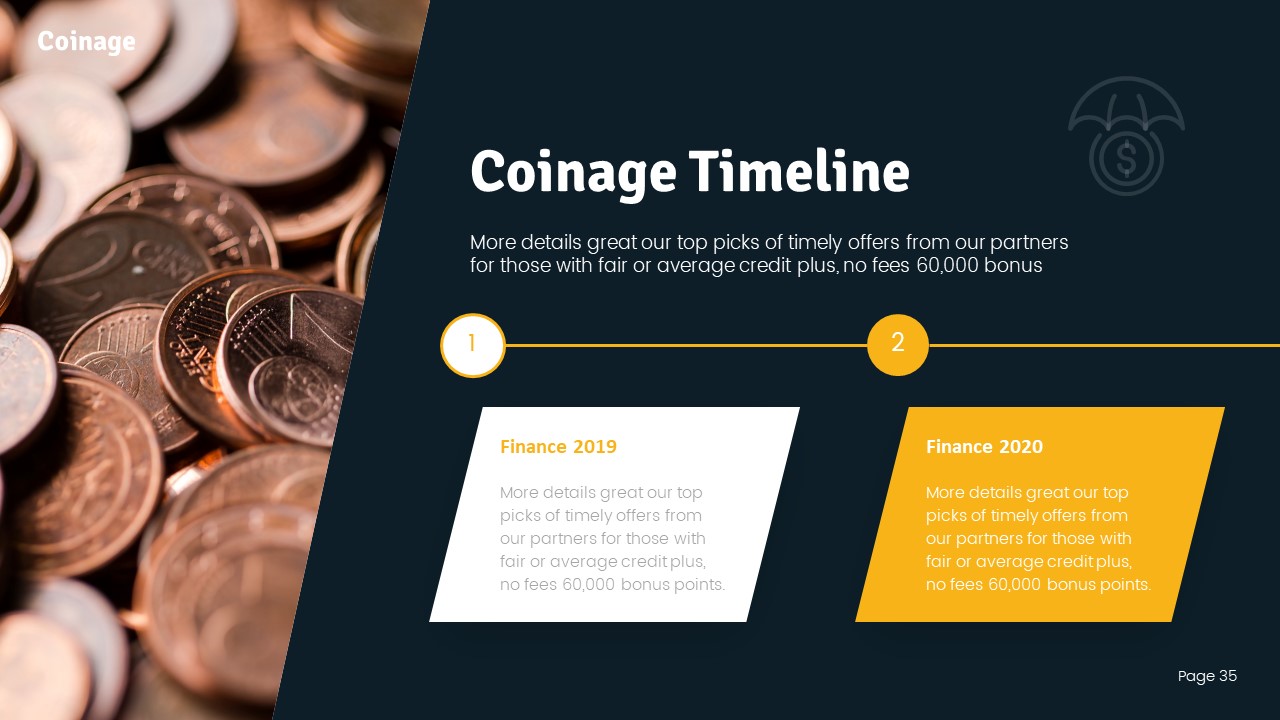 Coinage Finance Presentation Template, Presentation Templates ...
