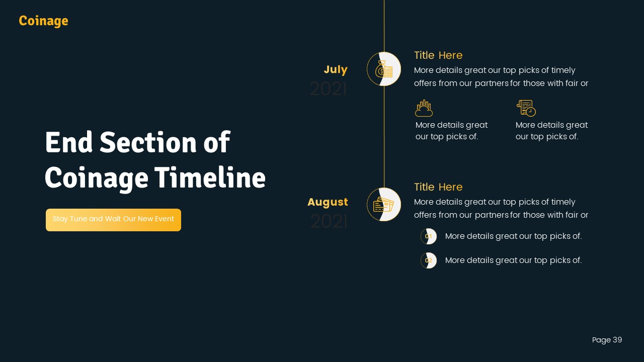Coinage Finance Presentation Template, Presentation Templates ...