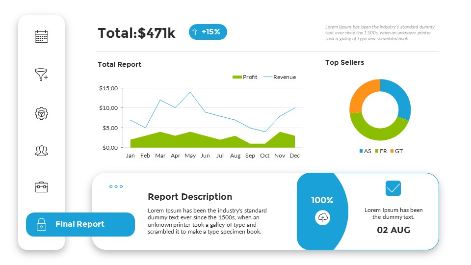 UI Dashboards PowerPoint Presentation Template, Presentation Templates