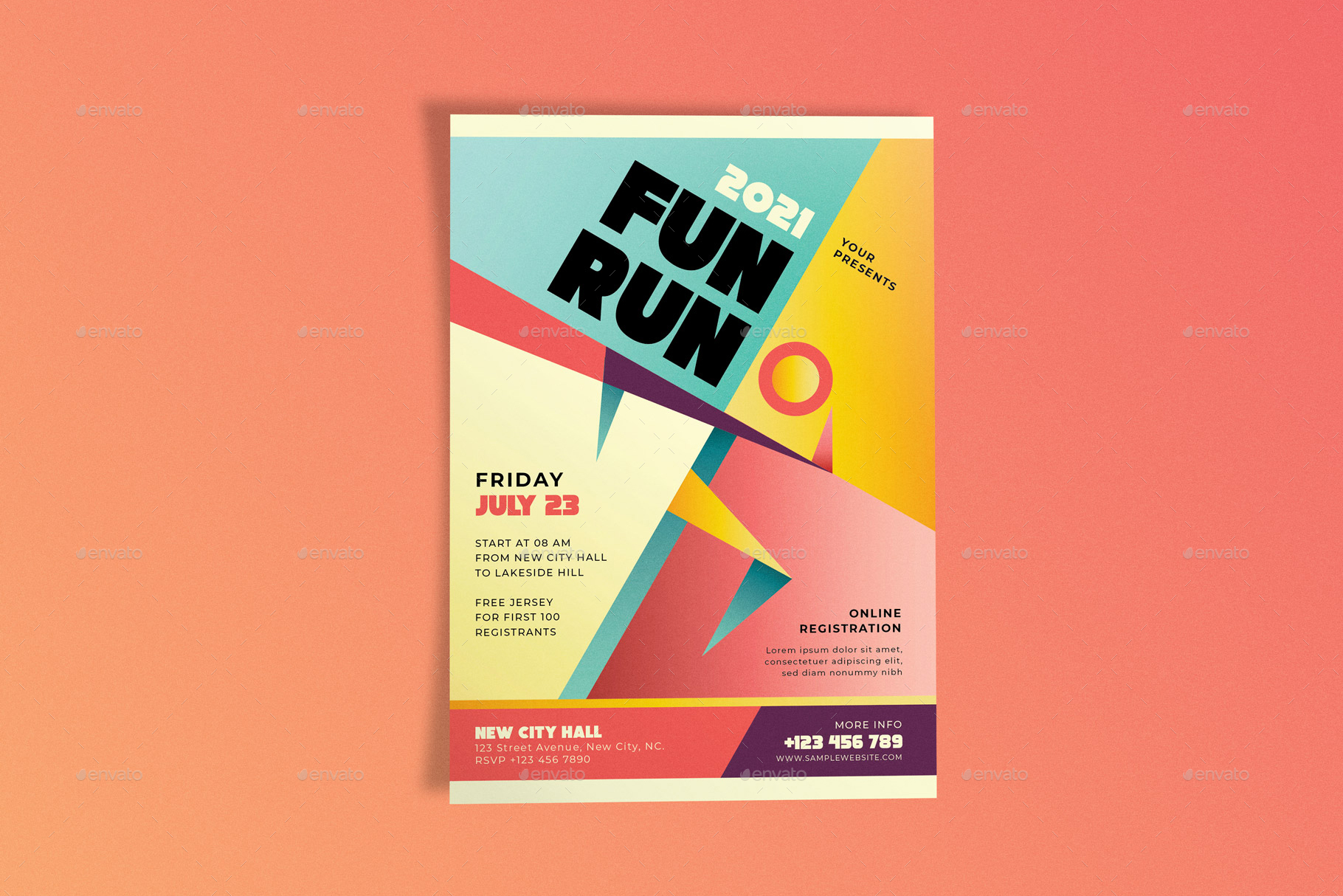 Fun Run Template Set, Print Templates | GraphicRiver