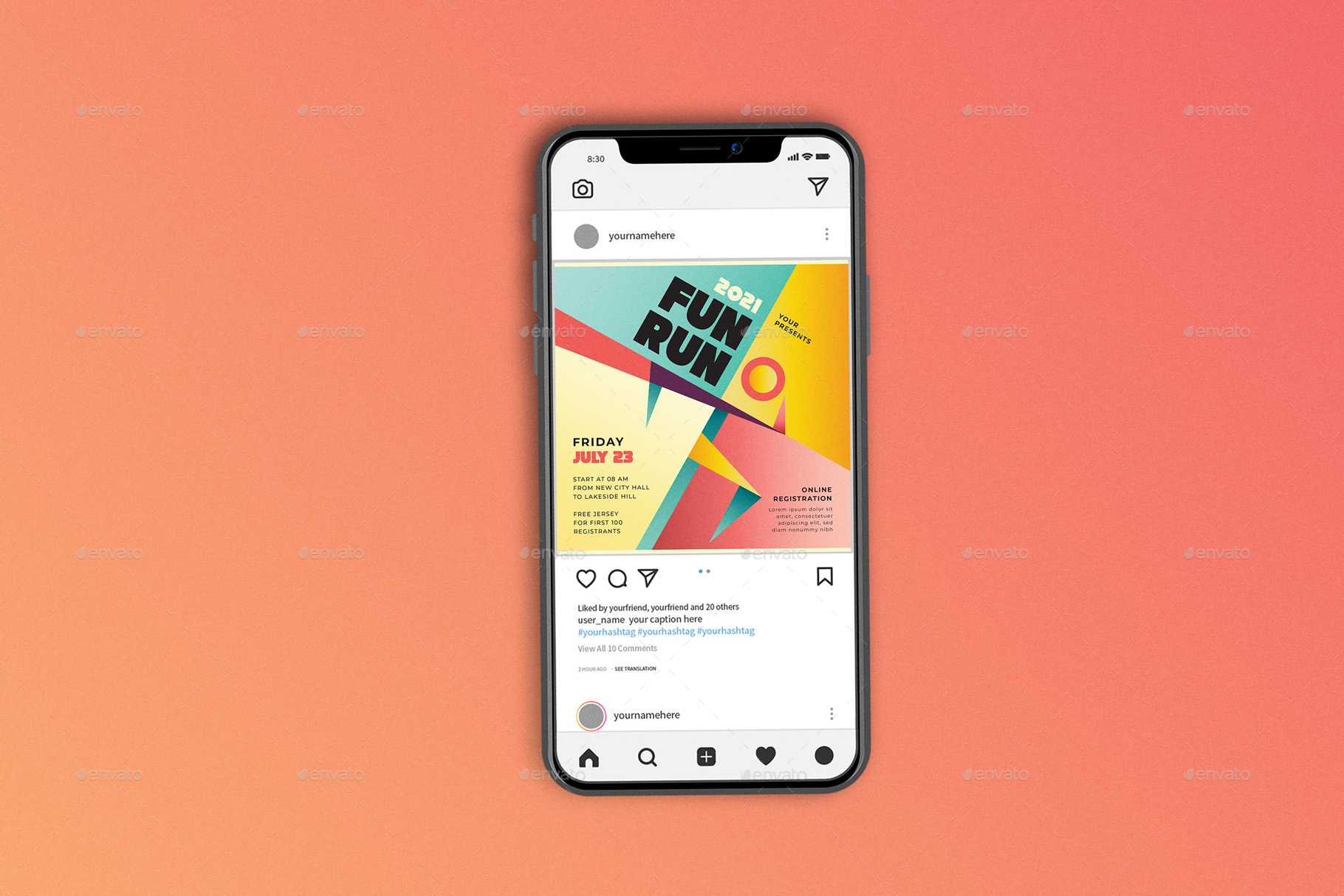 Fun Run Template Set, Print Templates | GraphicRiver