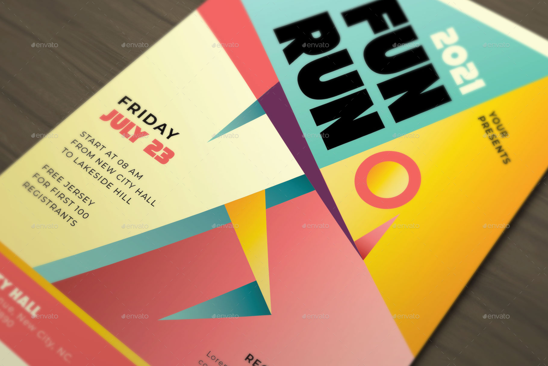 Fun Run Template Set, Print Templates | GraphicRiver