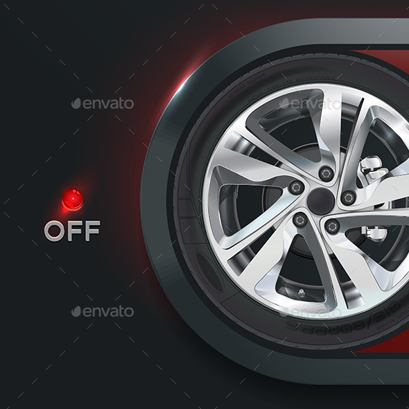 Web elements. Wheel icons set. ON/OFF button menu. Loader toolbar. User ...