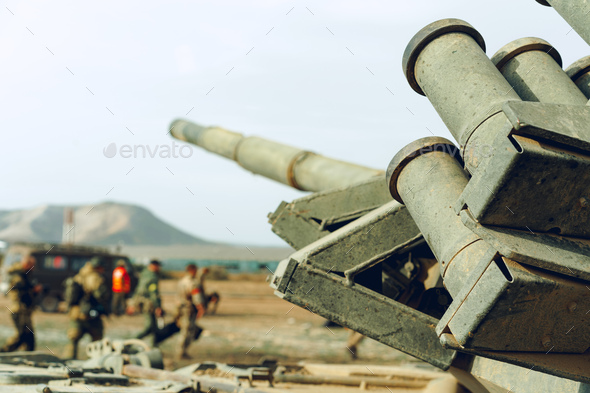 Close up photo of a russian tank Stock Photo by FabrikaPhoto | PhotoDune