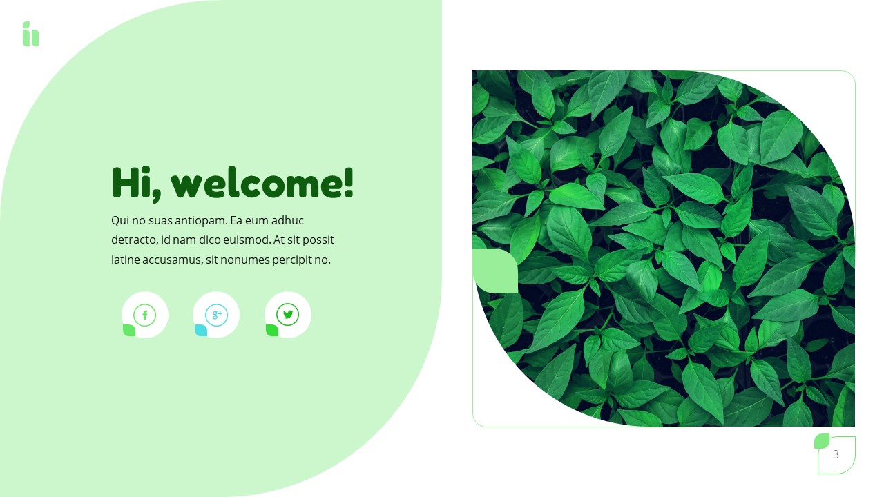 Nature Green Environment Google Slides Template, Presentation Templates