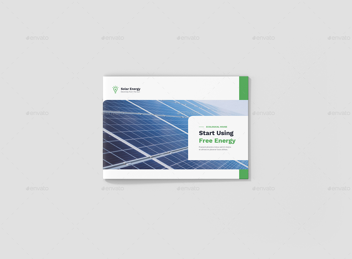 Solar Energy – Company Profile Landscape, Print Templates | GraphicRiver