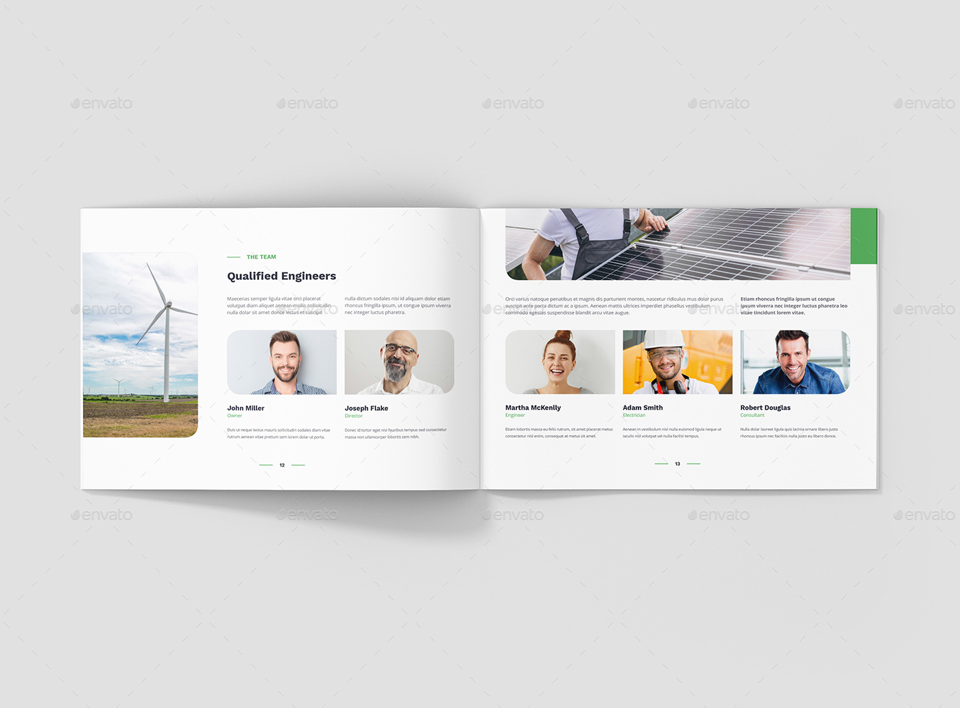 Solar Energy – Company Profile Landscape, Print Templates | GraphicRiver