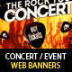 Concert & Event Web Banners & AD Kit PSD - 2, Web Elements | GraphicRiver