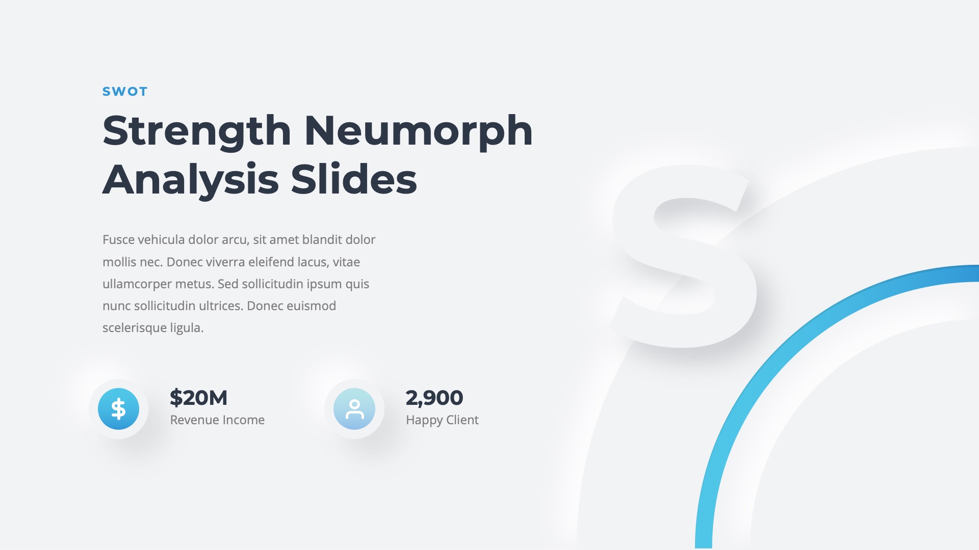 NEO - Neumorphic Theme Powerpoint Template, Presentation Templates