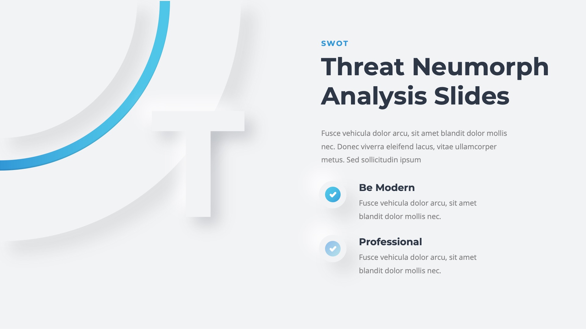 NEO - Neumorphic Theme Powerpoint Template, Presentation Templates