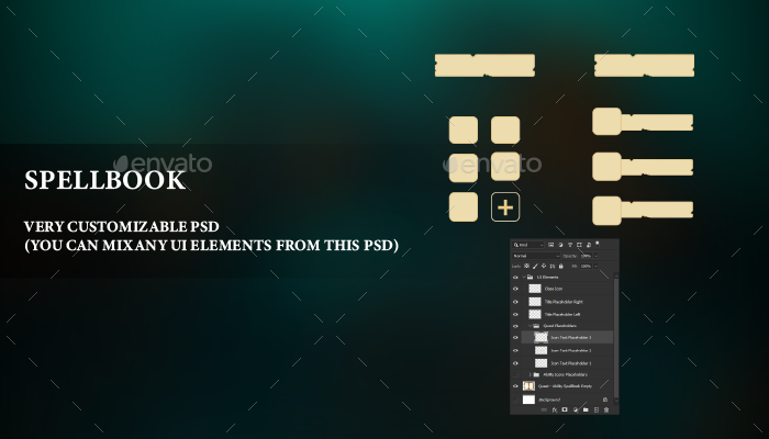 Stylized Spellbook One, Game Assets | GraphicRiver