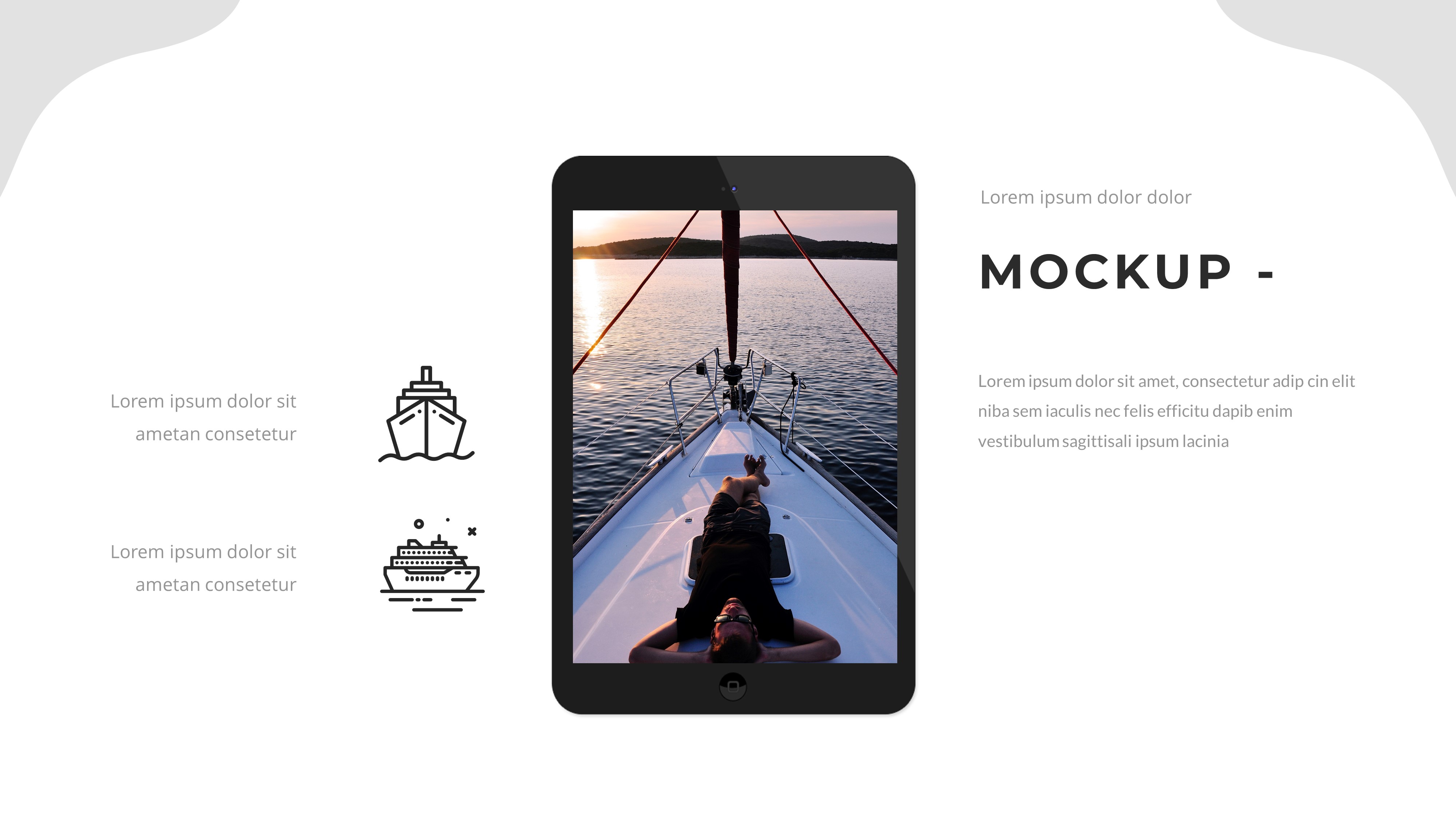 Yaster- Boat Charter Google Slides, Presentation Templates | GraphicRiver