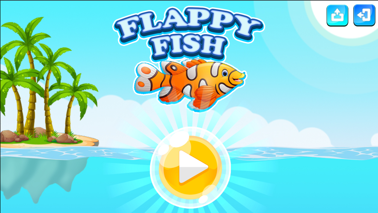 Flappy Fish Game (Construct 3 | C3P | HTML5) Admob and FB Instant Ready by CGFX-Studio