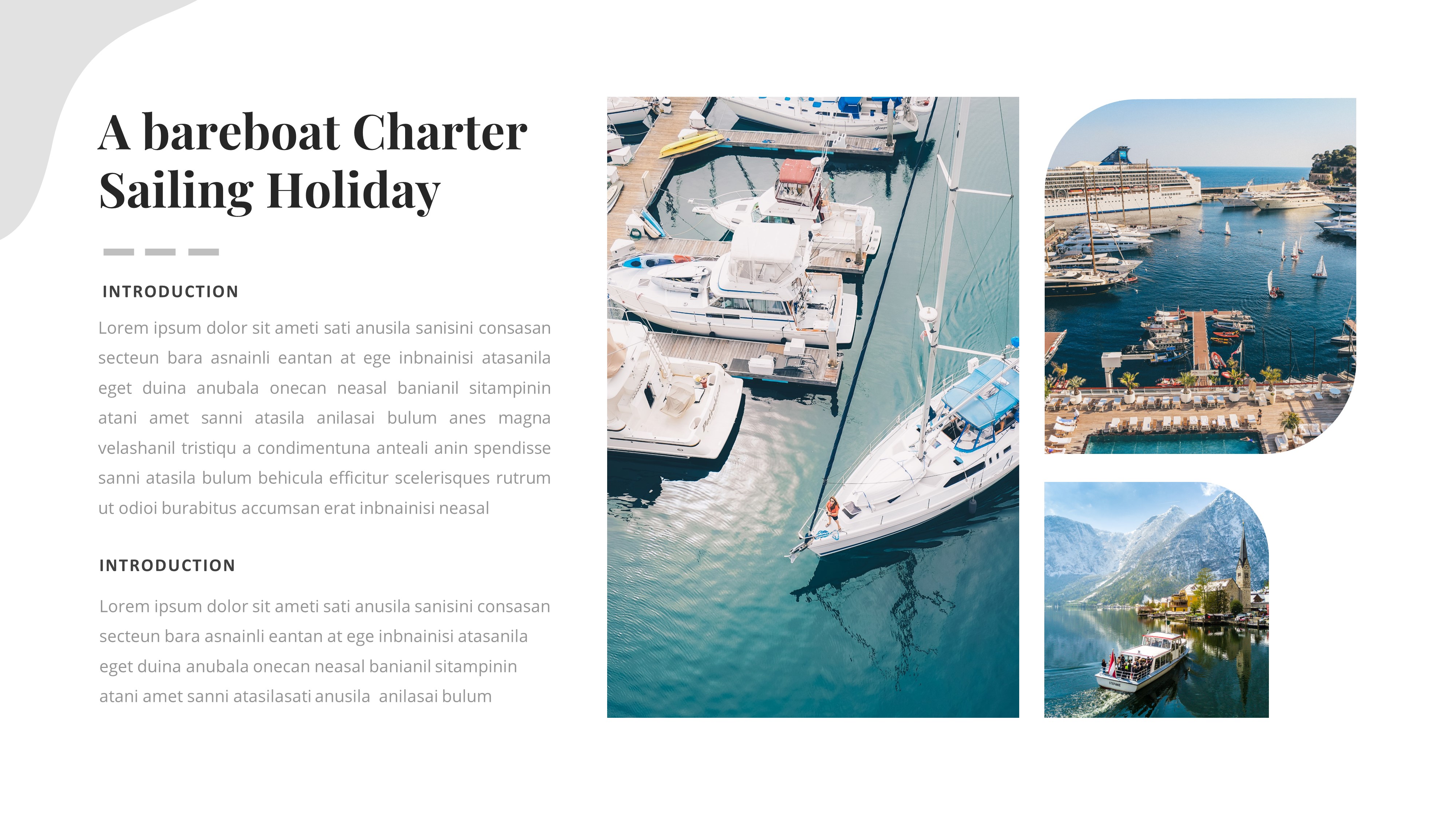 Yaster Boat Charter Presentation PowerPoint Template, Presentation ...