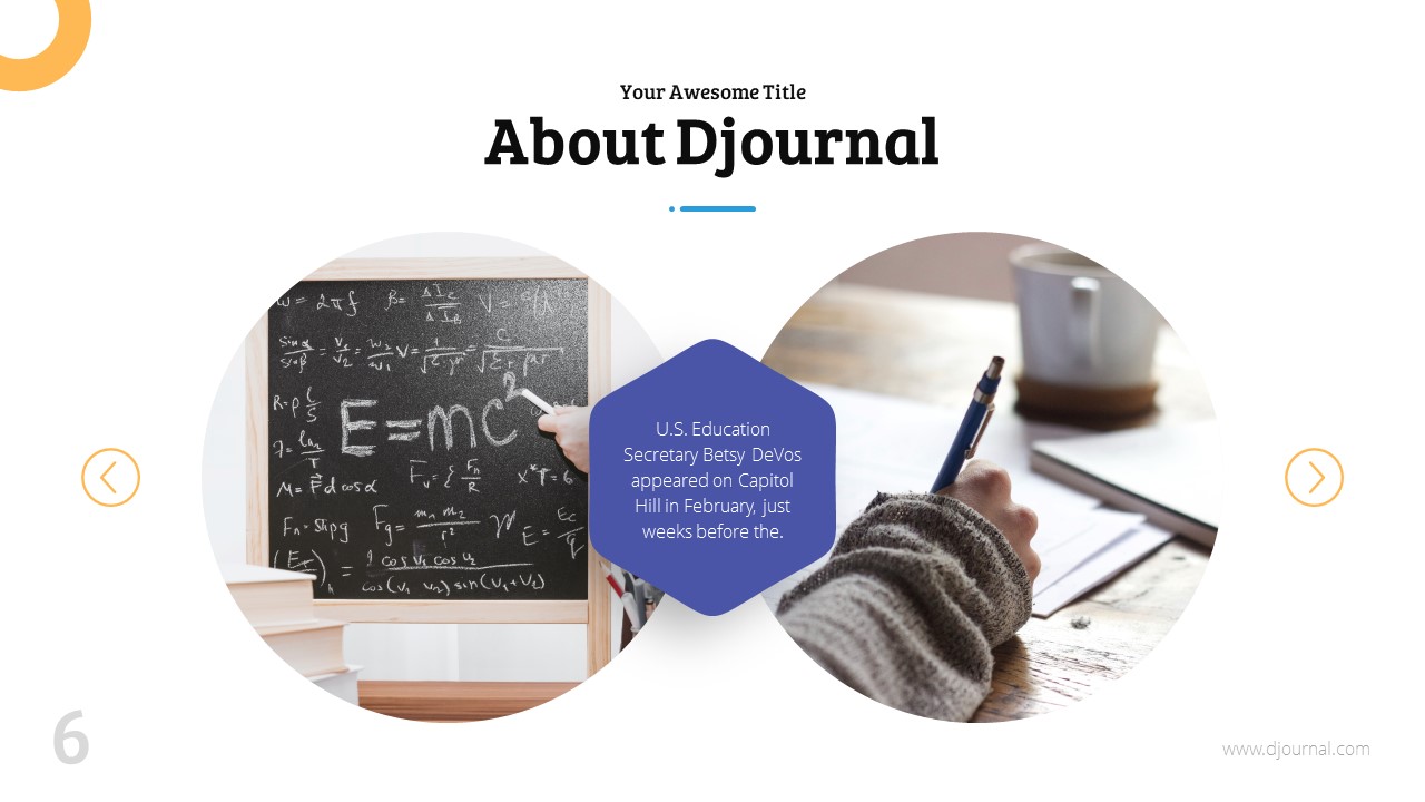 Djournal Education Presentation Template, Presentation Templates ...