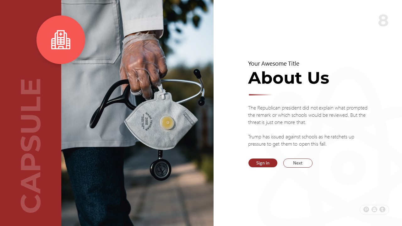 Capsule Medical Presentation Template, Presentation Templates ...