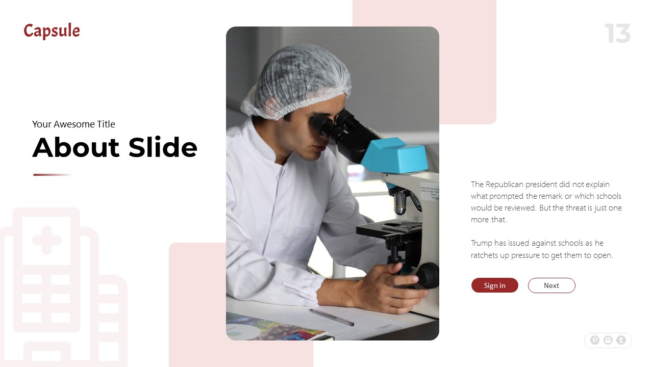 Capsule Medical Presentation Template, Presentation Templates ...