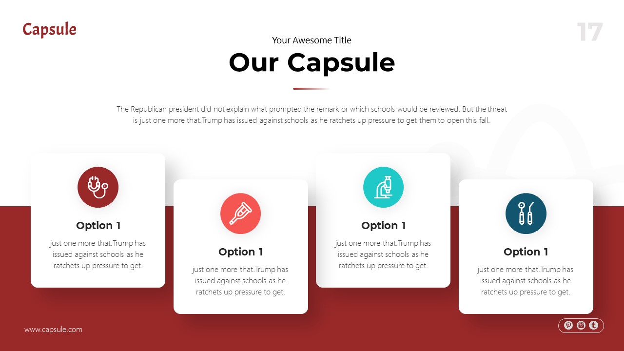 Capsule Medical Presentation Template, Presentation Templates ...