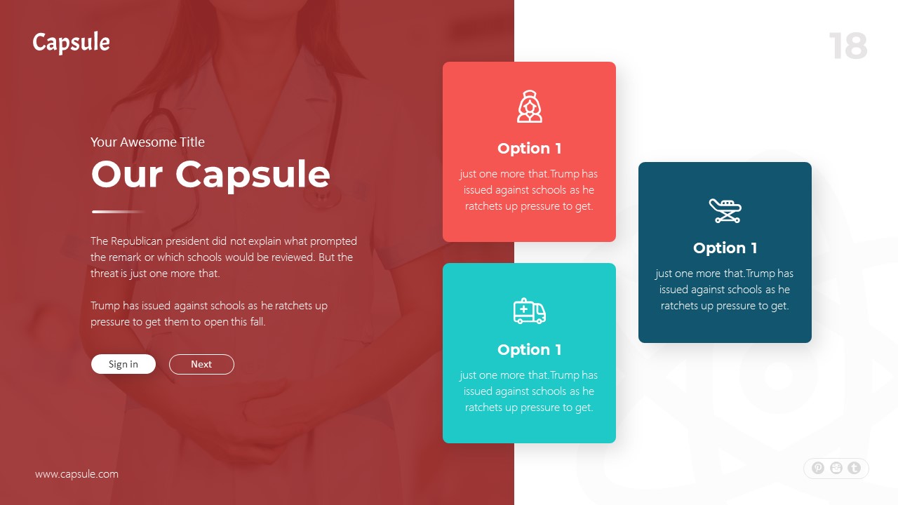 Capsule Medical Presentation Template, Presentation Templates ...