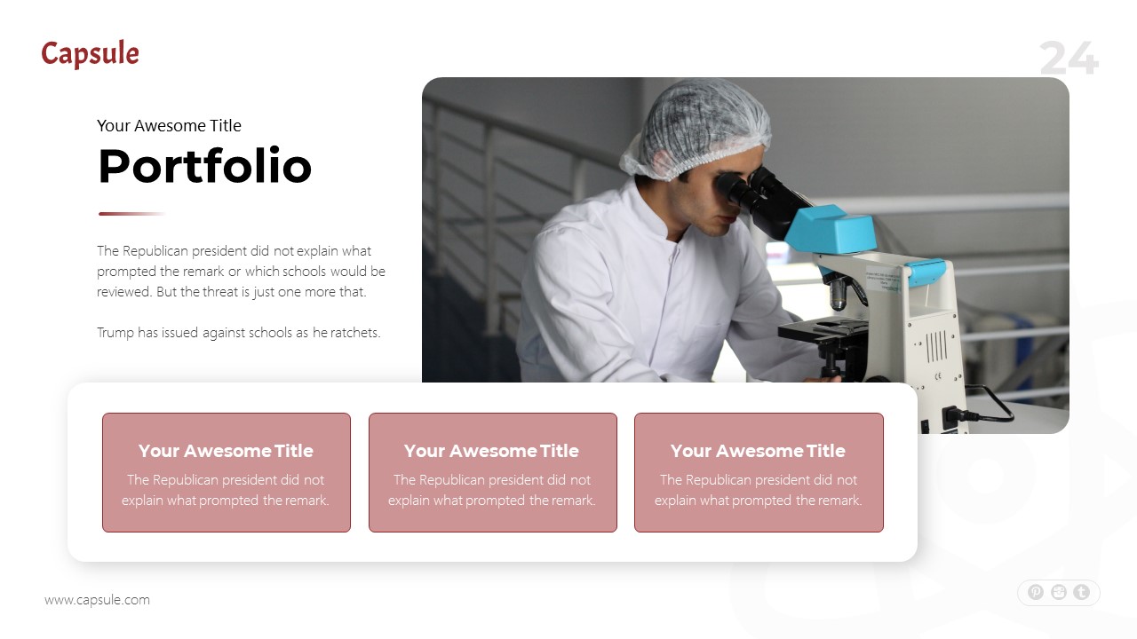 Capsule Medical Presentation Template, Presentation Templates ...