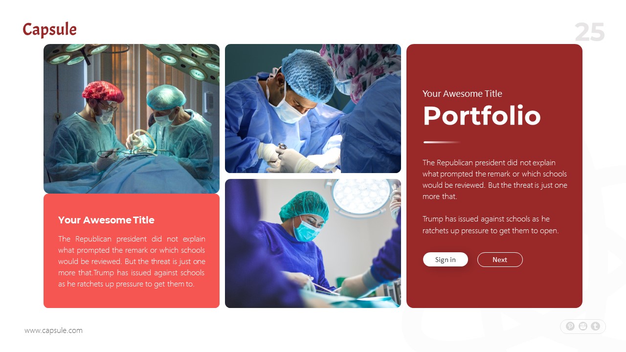 Capsule Medical Presentation Template, Presentation Templates ...