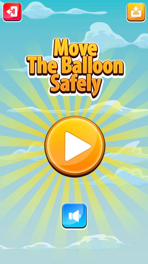 Move The Balloon Safely Game (Construct 3 | C3P | HTML5) Customizable ...