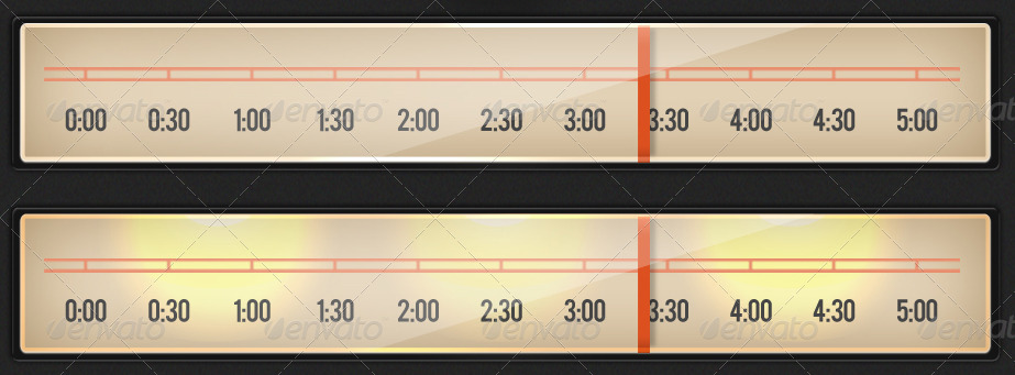 Dark Analog UI Set, Web Elements | GraphicRiver