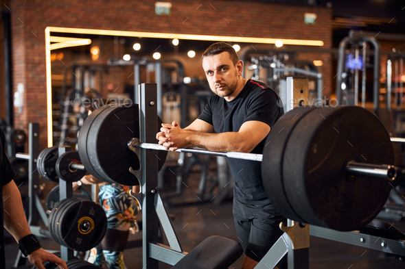 Professional sports coach posing at his gym workplace Stock Photo by ...