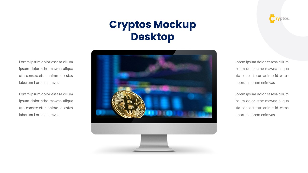 Cryptos - Cryptocurrency & Blockchain PowerPoint Template, Presentation ...