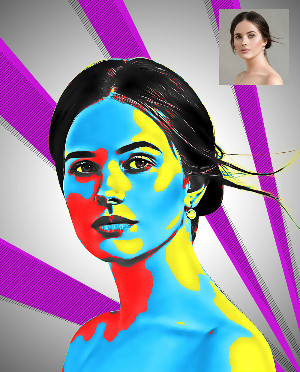 Vector Digital Art Photoshop Action, Add-ons | GraphicRiver