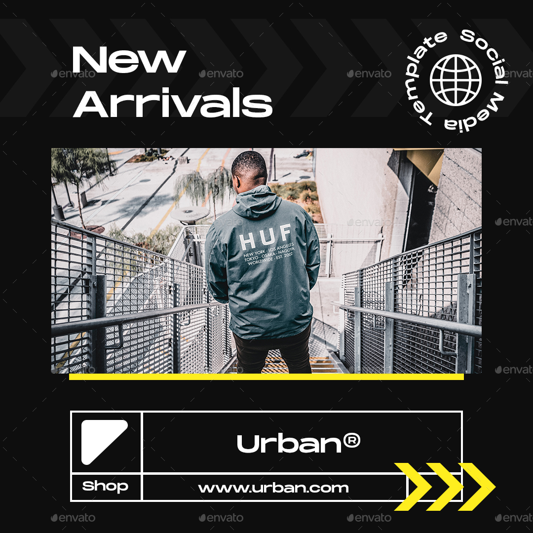 Urban Social Media Template, Web Elements | GraphicRiver